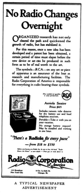 How the Radio Corporation Is Using Advertising to Stabilize a New ...